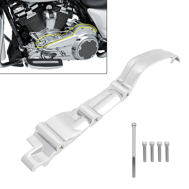 Motorcycle-Inner-Primary-Accent-Cover-Chrome-Moto-For-2017-2022-Harley ...