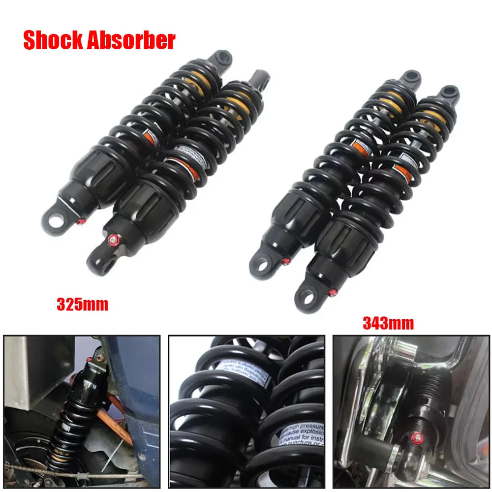 343/325mm Motorcycle Part Rear Suspension Spring Shock Absorber For ...