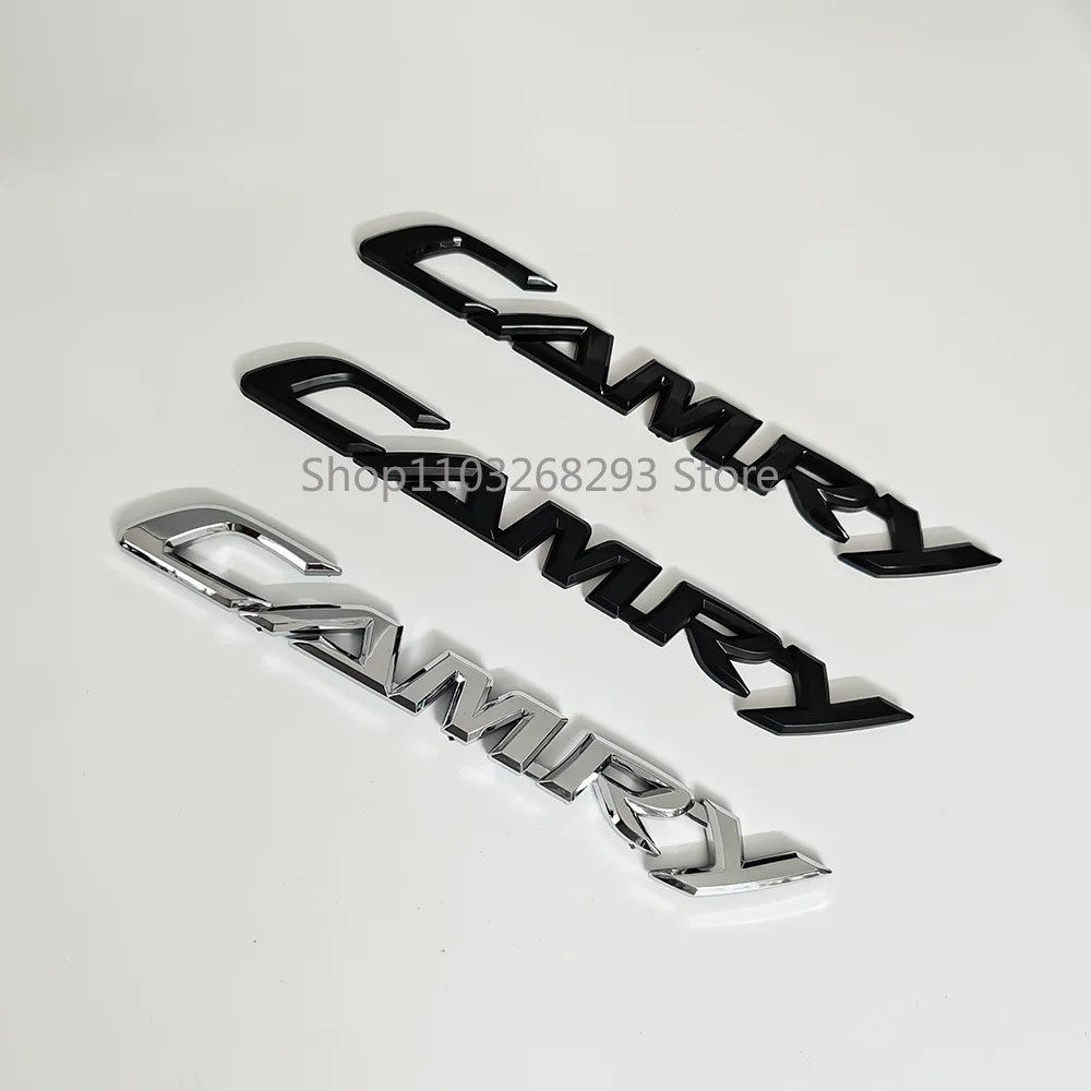 3D-Silver-black-Alphabet-badge-logo-stickers-for-Toyota-Camry-boot-rear ...