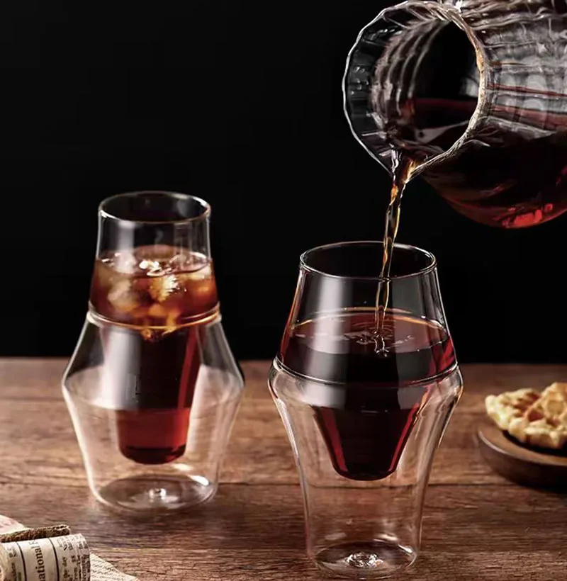 Vidro-de-parede-dupla-para-Espresso-Caneca-de-ch-reutiliz-vel ...