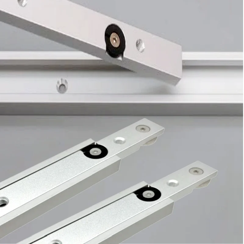 T Slot Miter Bar Slider Kit, Aluminum alloy T-shaped Rail Oblique Joint ...