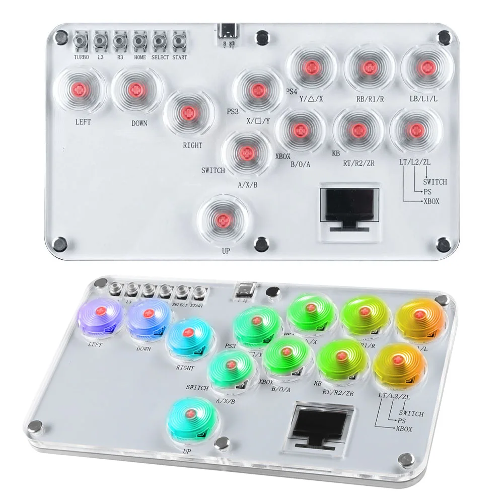 Joystick-Arcade-compatible-con-Turbo-Hot-Swap-teclado-Arcade-Stick ...