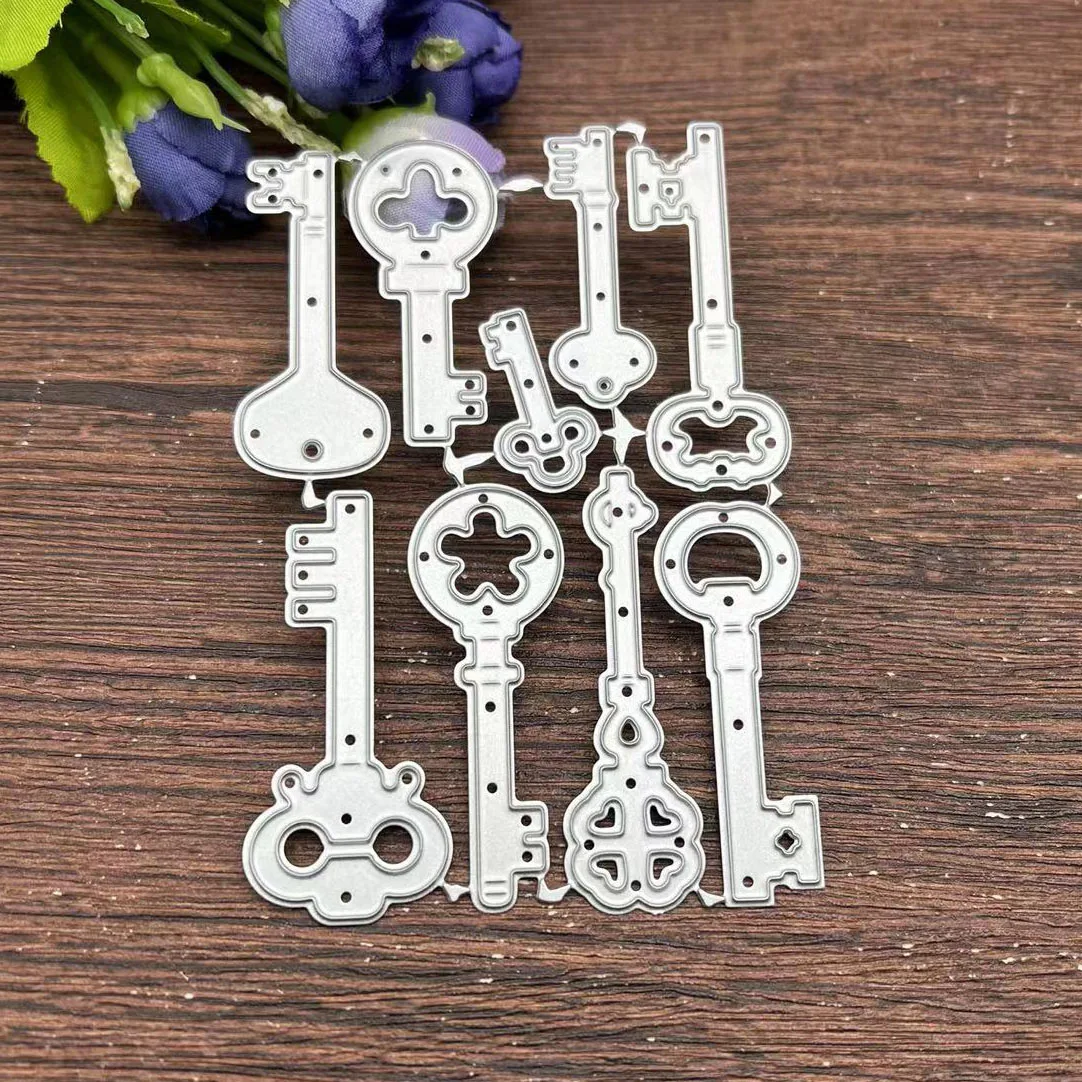 9pcs-Vintage-Keys-Set-Metal-Cutting-Dies-Stencils-For-DIY-Scrapbooking ...