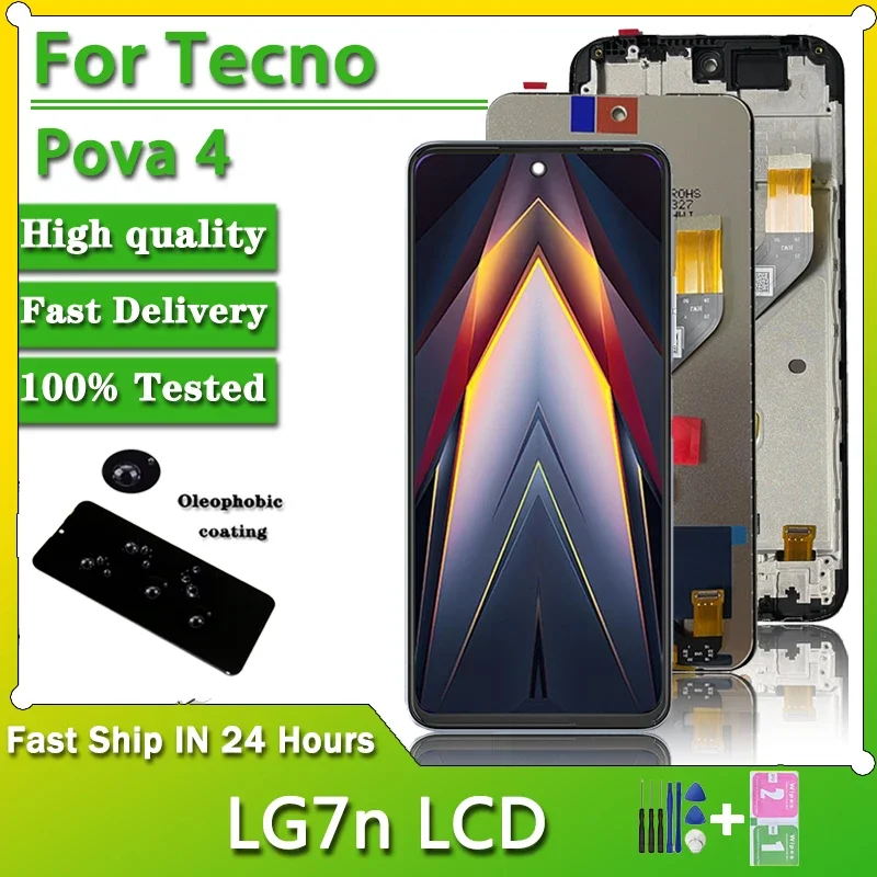 New-LCD-6-82-Tested-For-Tecno-Pova-4-Pova4-LG7n-LCD-Display-Touch ...