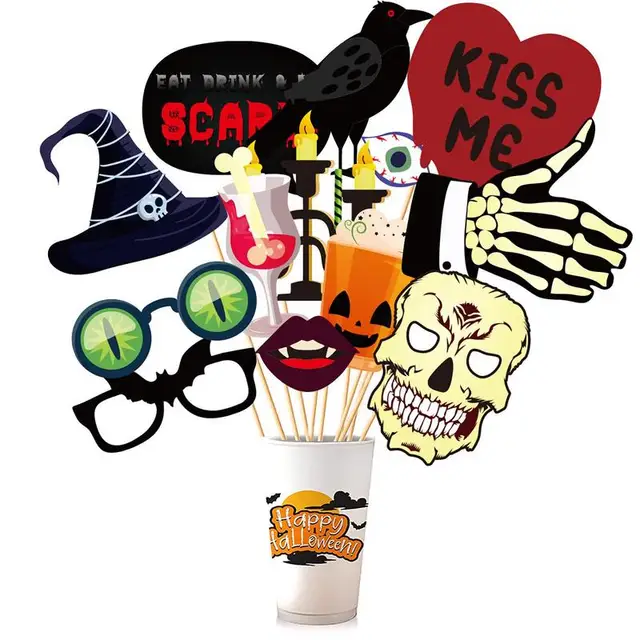 Photo Booth Props Halloween Party Photo Booth Prop Fancy Decor Supply ...