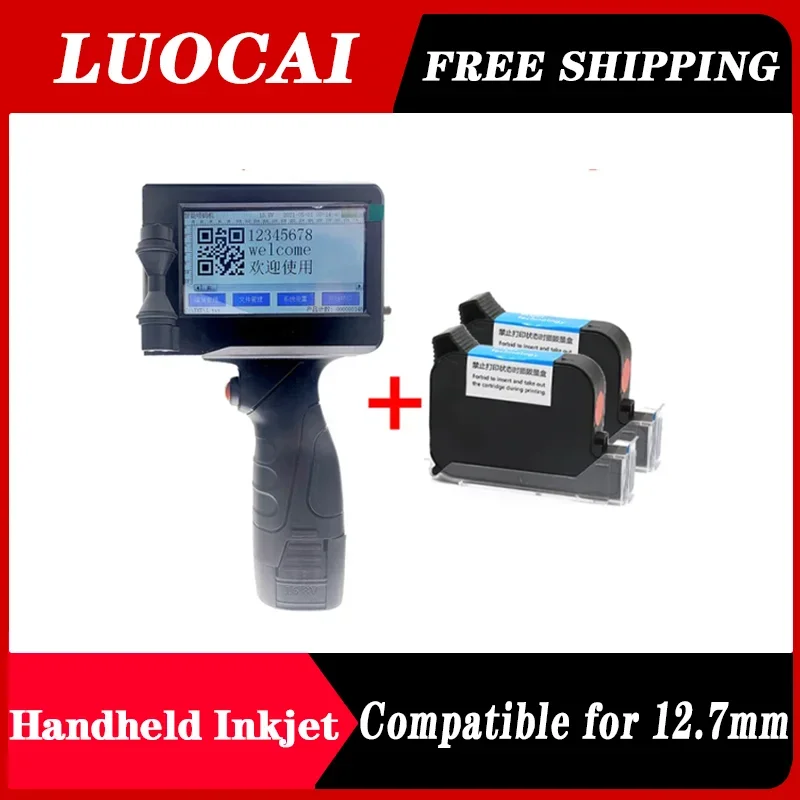 JS12-JS10-Inkjet-coding-gun-2588-Portable-Handheld-Printer-12-7mm-Production-Date-Barcode-Label ...