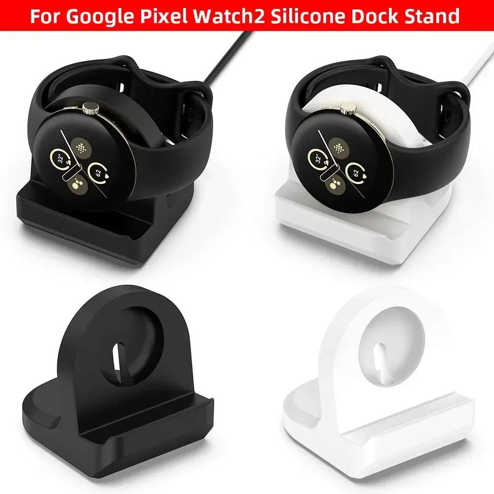 Silicone Charger Cradle Dock for Google Pixel Watch 2 Watch Charging ...