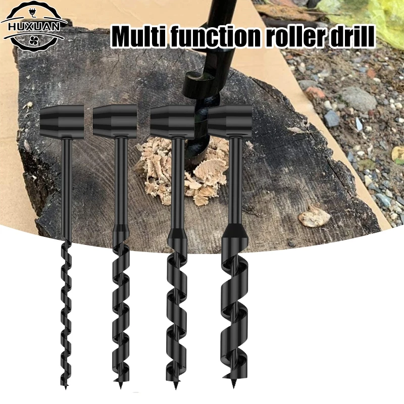 Bushcraft Hand Drill Carbon Steel Manual Auger Drill Portable Manual ...