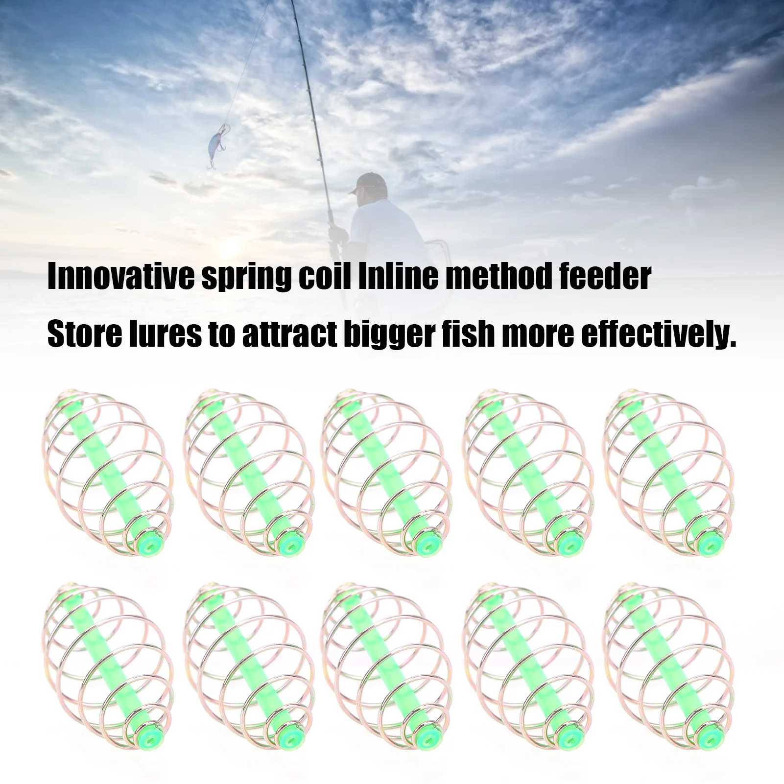 10pcs-1Pack-Nesting-Bait-Thrower-Feeder-Device-Flower-Basket-Spring ...