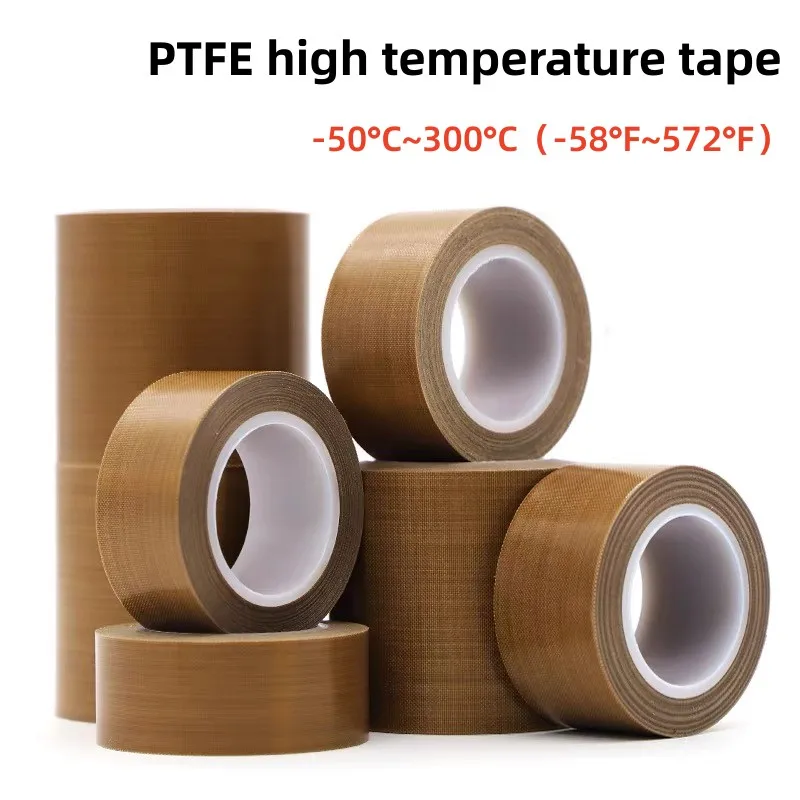 PTFE-Tape-Adhesive-Cloth-Insulated-High-Temperature-Resistant-Sealing-PTFE-Tapes-Width-5-50mm ...
