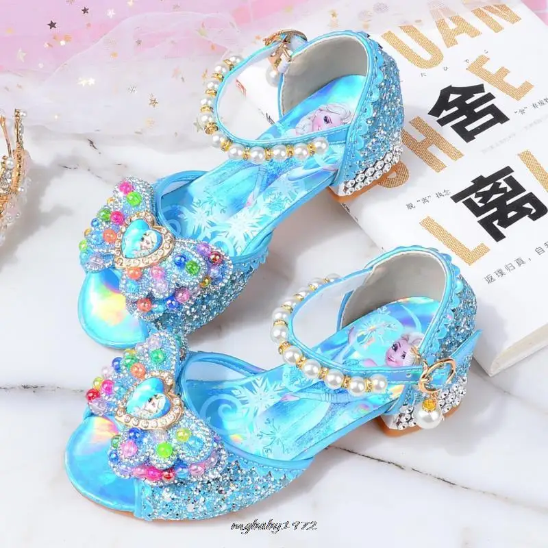 Blue Heels For Little Girls
