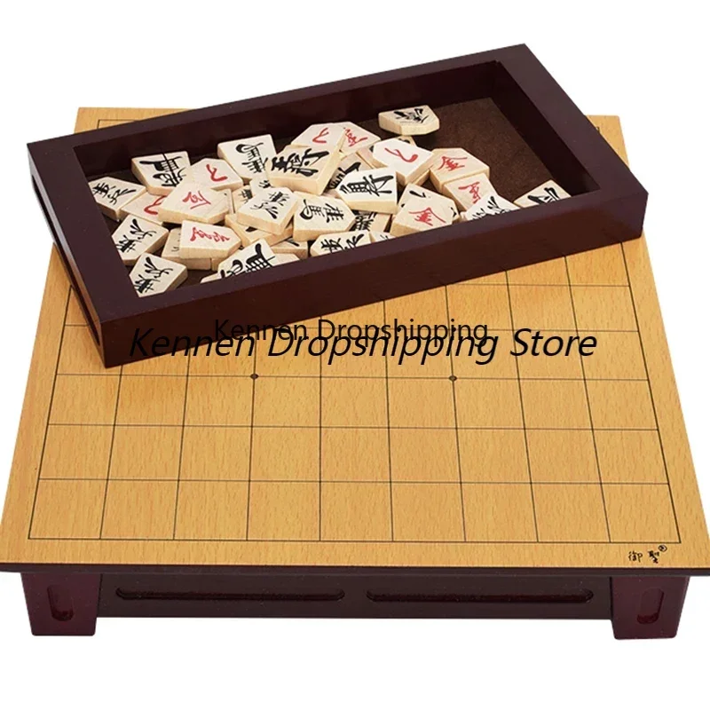 Table-Chinese-Luxury-Shogi-Set-Wood-Board-Pieces-Chess-Backgammon ...