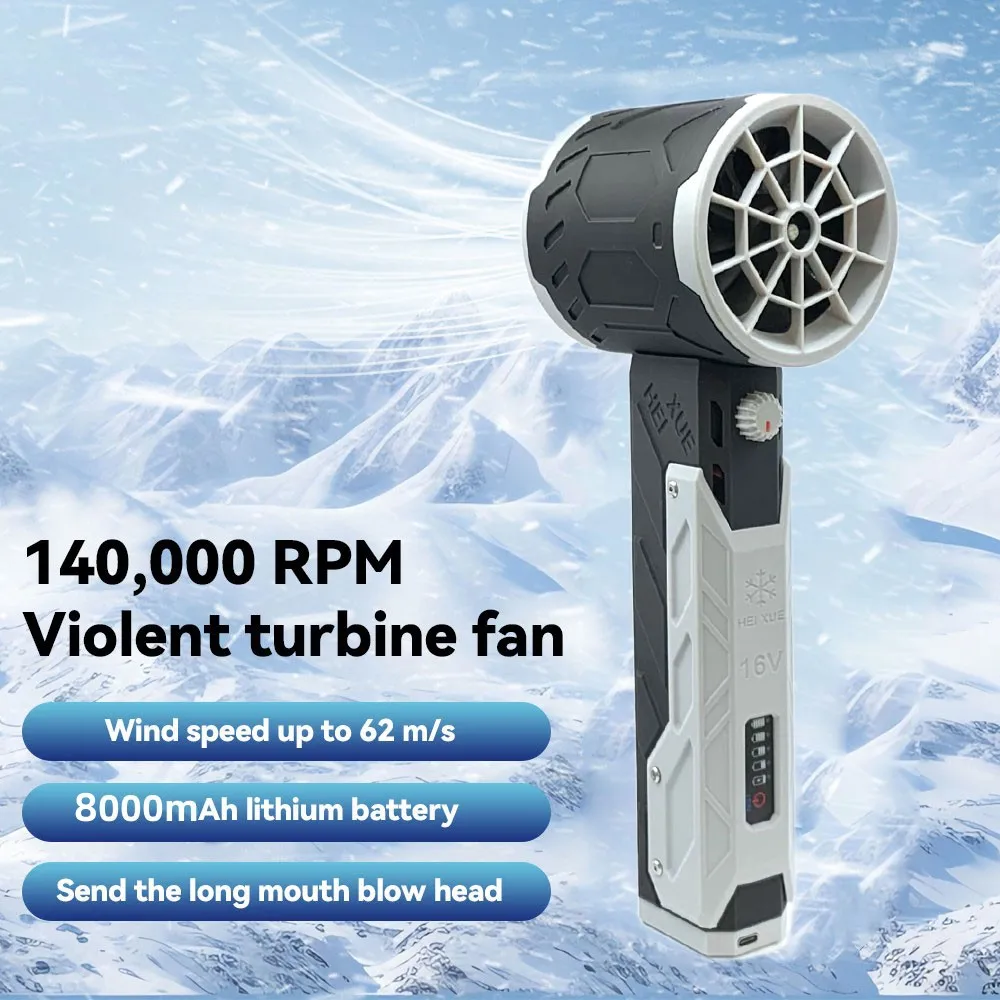 140000RPM-Violent-Air-Blower-Handheld-Turbofan-Snow-Blower-Cordless ...