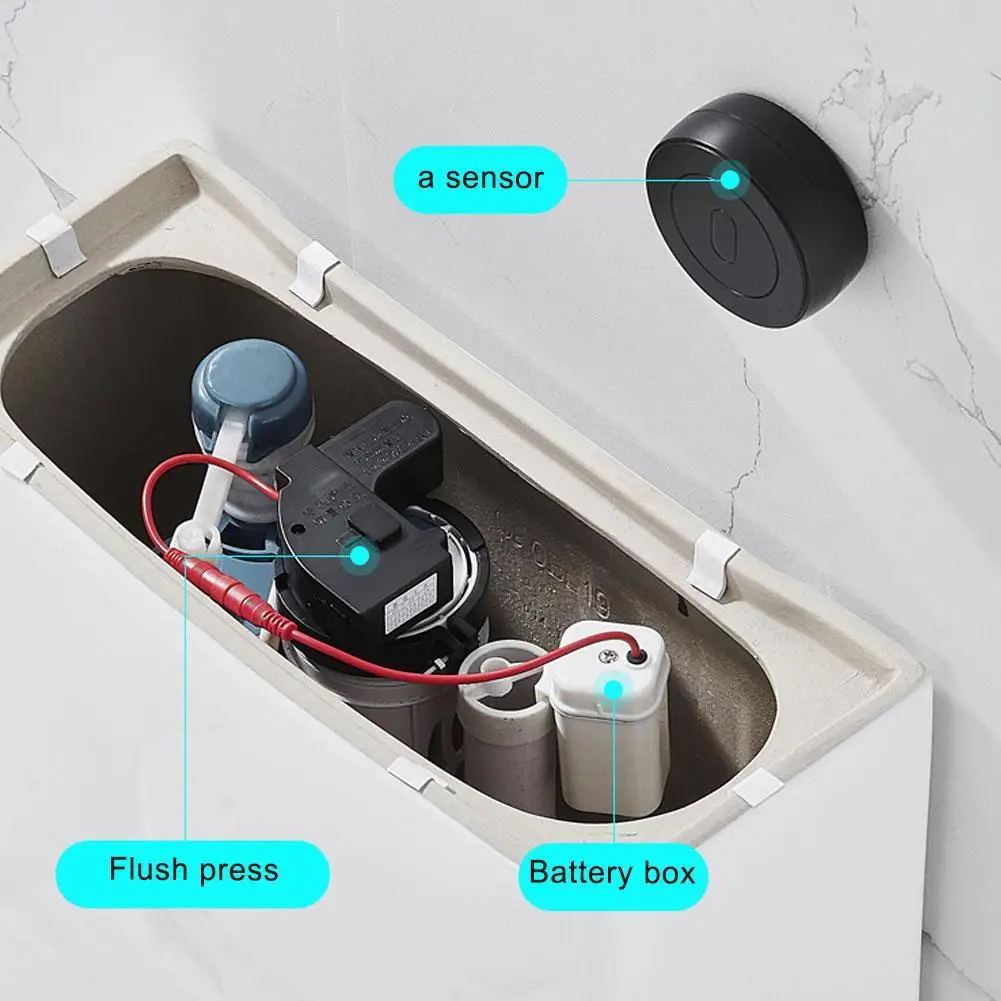 Toilet Automatic Flushing Sensor Household Defecation Sensor Flusher ...