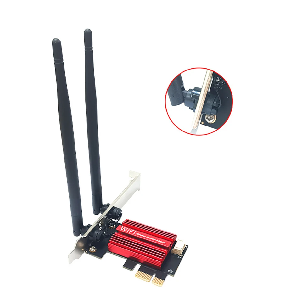 1200Mbps Dual Band Network Card 7260AC Pro PCIE Wifi Card 1200Mbps 2 ...
