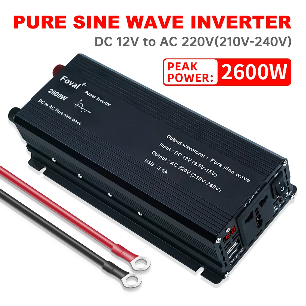 1500W-3000W-Inverter-DC12V-24V-AC220V-110V-Voltage-Transformer-Power ...