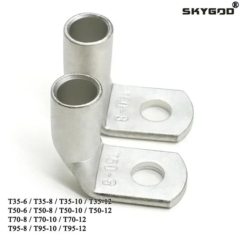 1-50pcs-Wire-Terminal-L-type-Right-Angle-90-Degree-Bend-Nose-T35-50-70 ...