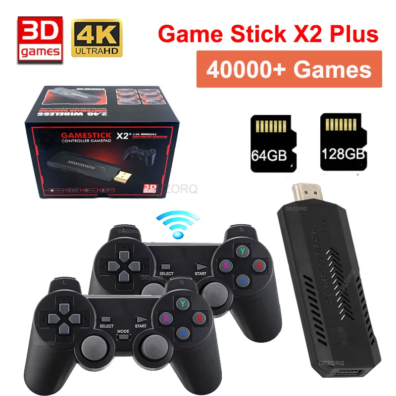 Consola-de-videojuegos-Game-Stick-X2-Plus-4K-40000-juegos-GD10-Plus ...