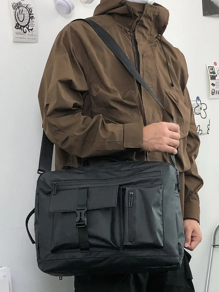 Streetwear-Style-Nylon-Shoulder-Men-Bag-Large-Capacity-Nylon-Travel-Man ...