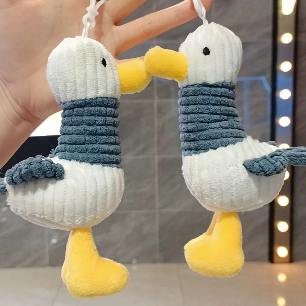 Duck-Keychain-Cute-Plush-Big-Cartton-Goose-Fluffy-Stuffed-Doll-Toy ...