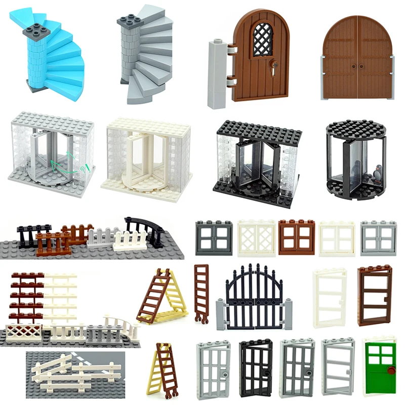Door Construction Block Window | Building Blocks Windows Doors - Diy ...
