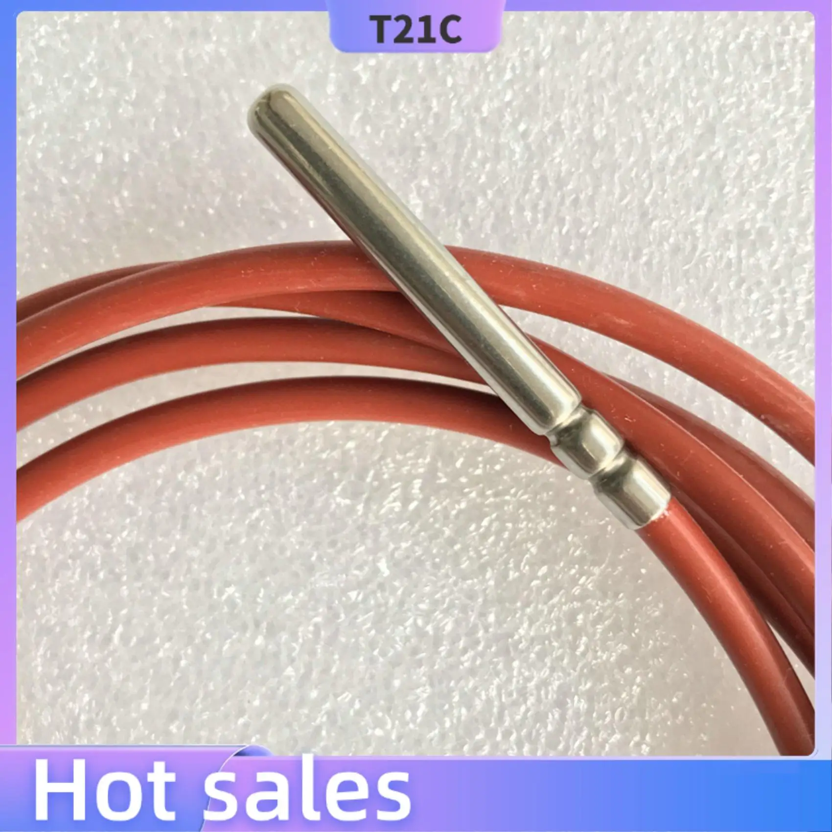 T21C 3X 2 Wire PT1000 Temperature Sensor Thermistor Silicone Gel Coated ...