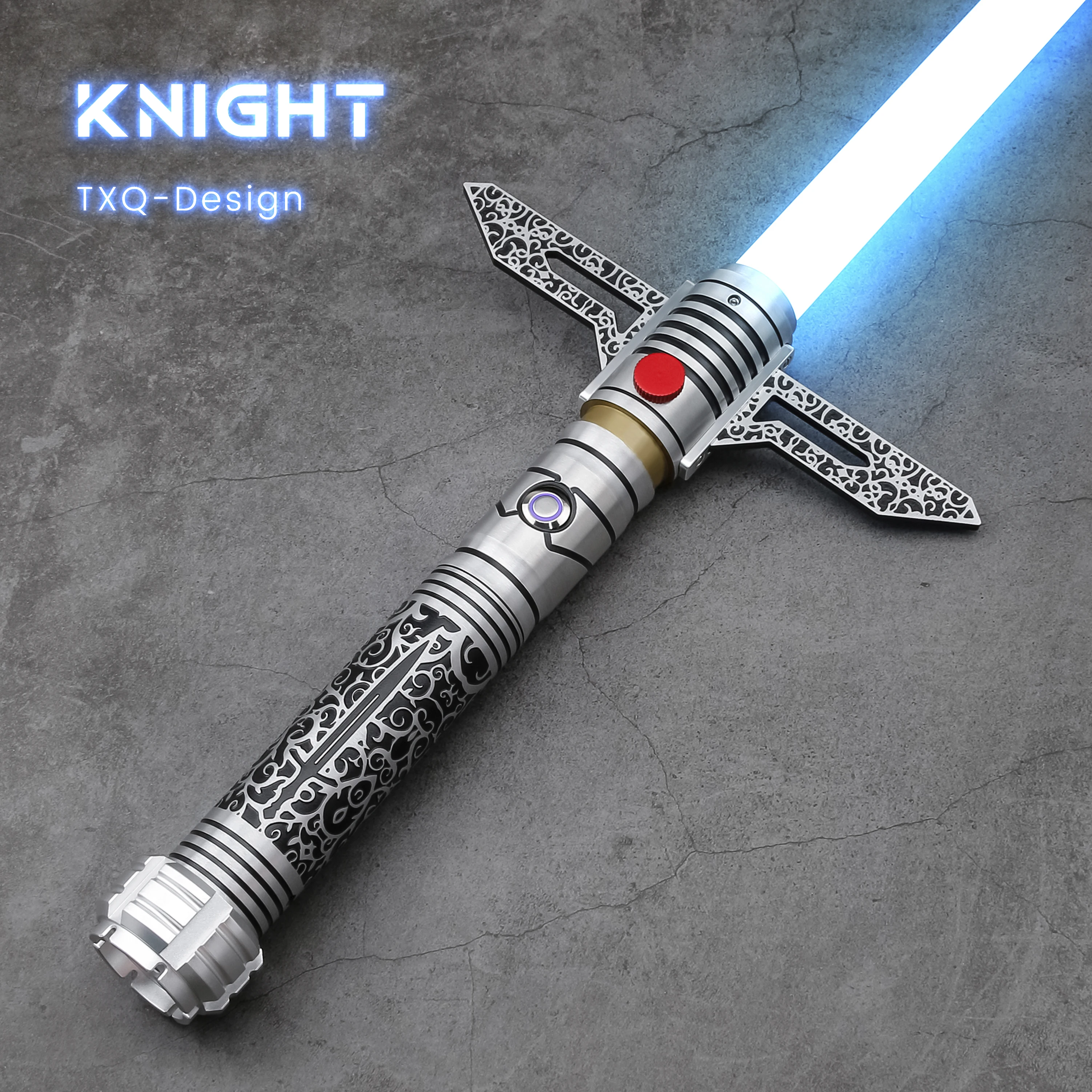 TXQSABER-Knight-Lightsaber-Jedi-Crossguard-Laser-Sword-Smooth-Swing ...