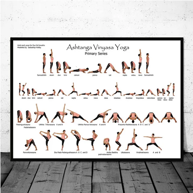 Vinyasa Yoga Poses Chart