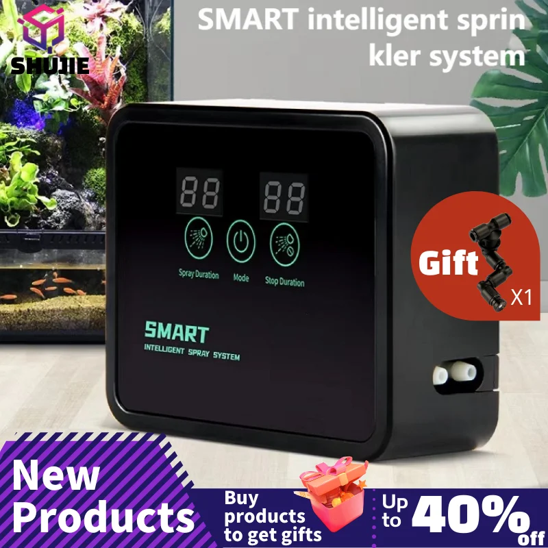 Smart Reptile Atomizer Electronic Timer Glass Container Humidifier ...