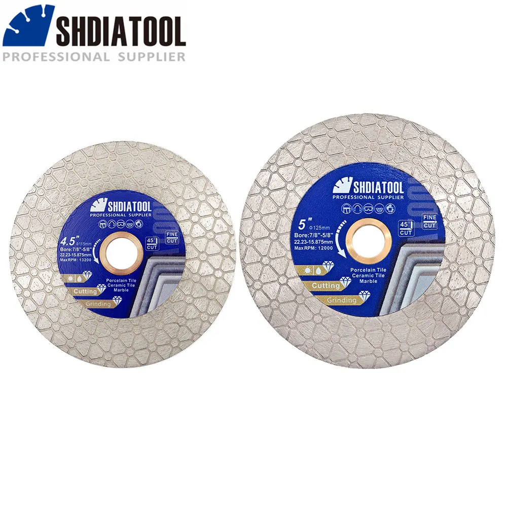 SHDIATOOL-Diamond-Cutting-Disc-4-5-5-Triangle-Double-Sided-Grinding ...