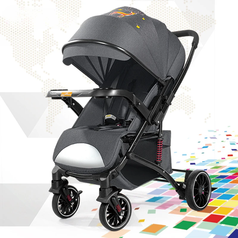 Two-way-Baby-Carriage-Portable-Folding-Trolley-Baby-Shock-Absorber ...