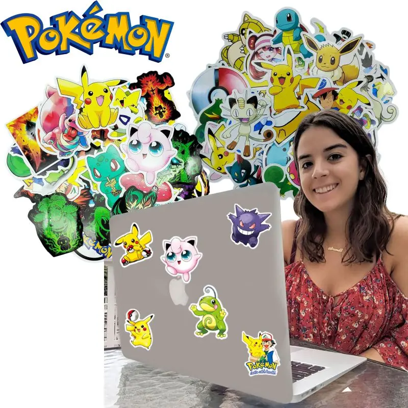 10-50pcs-Anime-Pokemon-Stickers-Pikachu-Stickers-Laptop-Suitcase ...