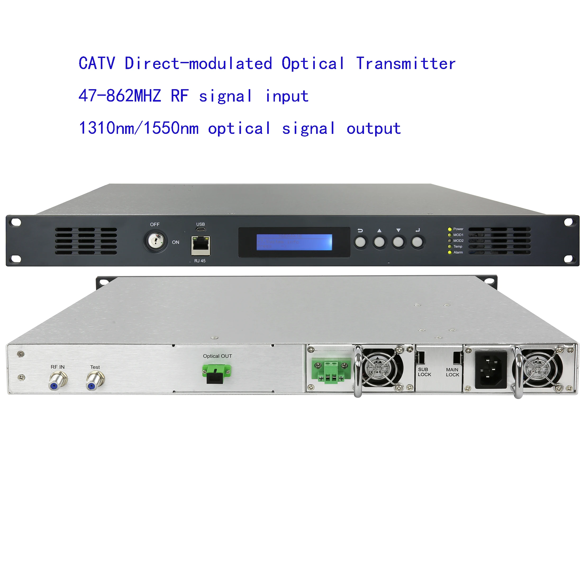 Frete-gr-tis-catv-direto-transmissor-ptico-modulado-rf-para-conversor ...
