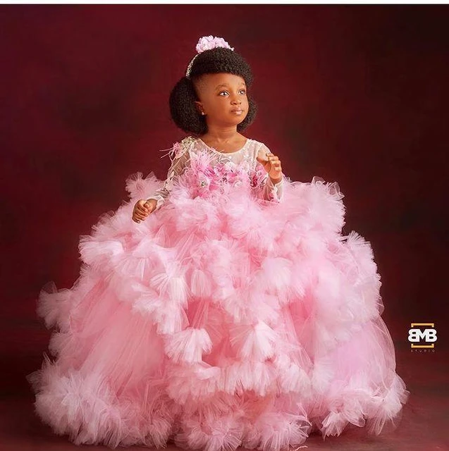 Feather Dresses For Little Girls