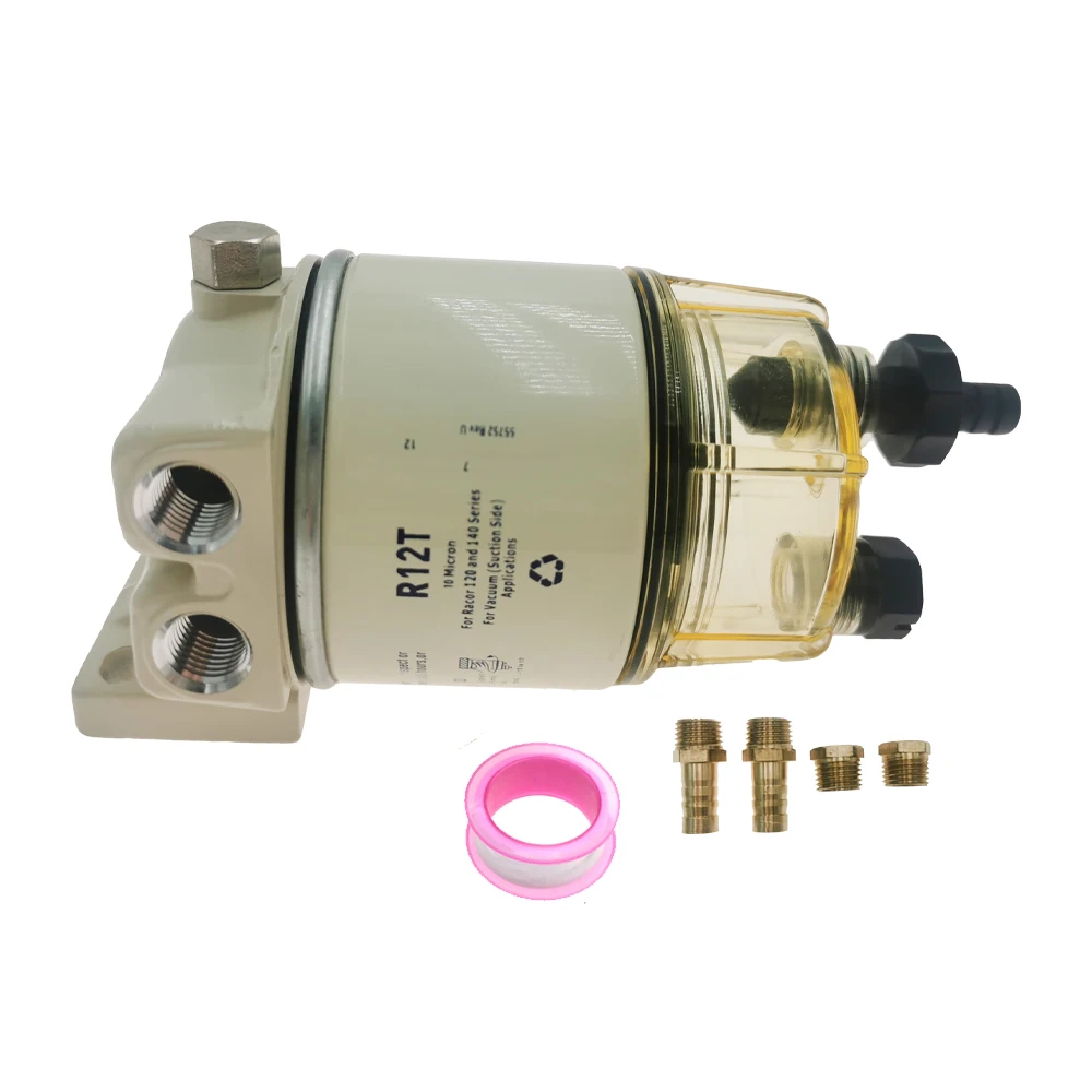 1-Pcs-Brand-New-R12T-Fuel-Water-Separator-Complete-Assembly-Filter ...