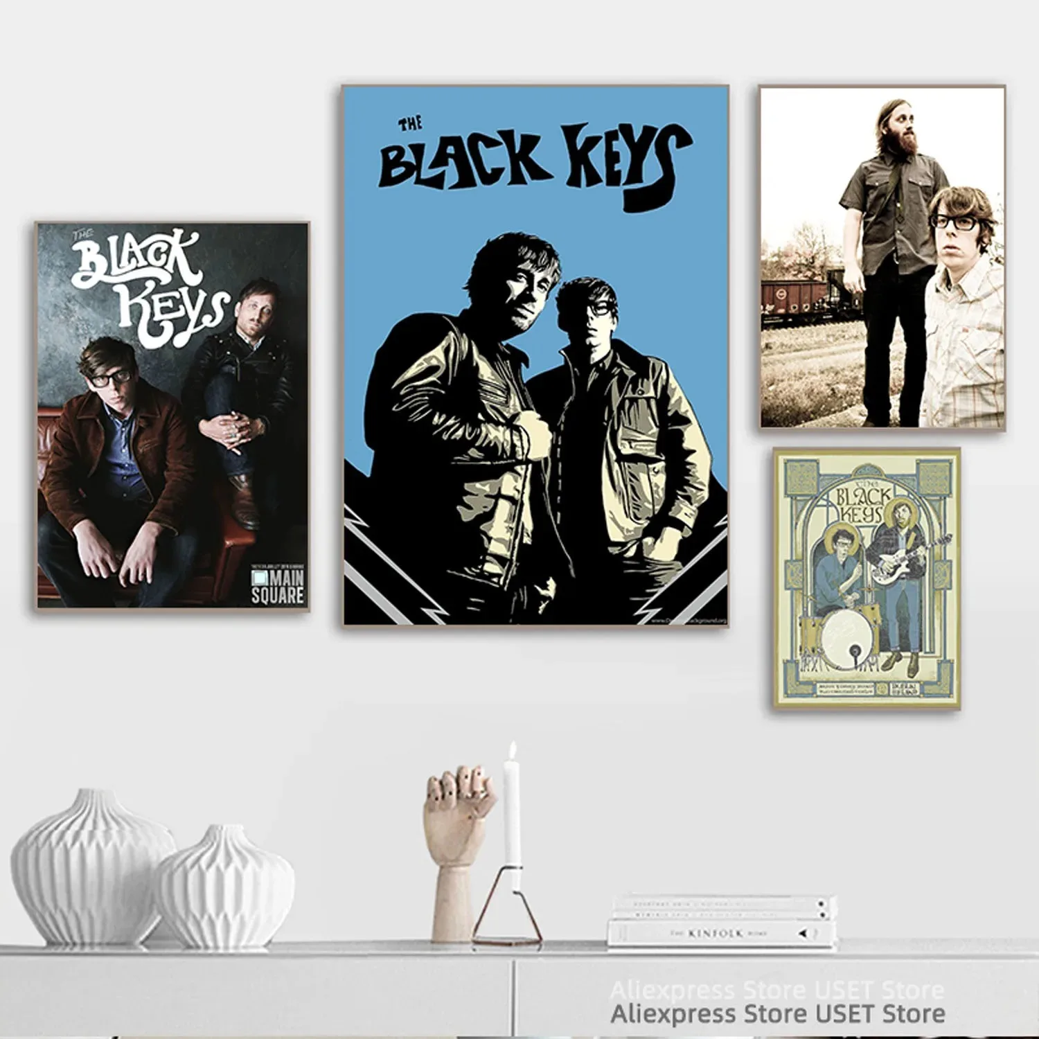 The-Black-Keys-Singer-Band-Cover-Album-Music-Star-Celebrity-Canvas ...