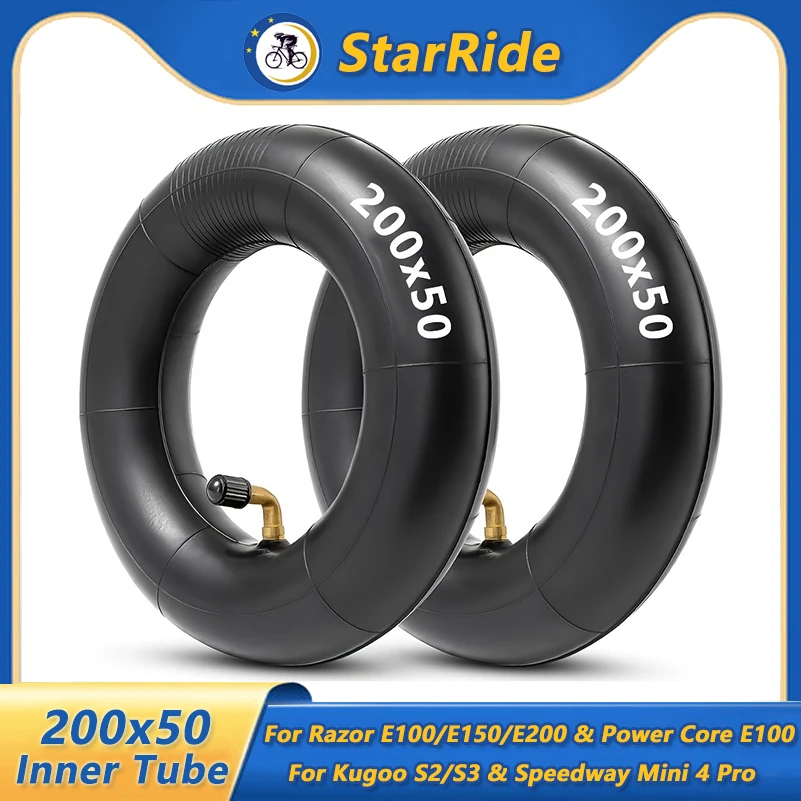 200x50 Inner Tube for Razor E100/E150/E200 Power Core E100 Kugoo S2/S3 ...