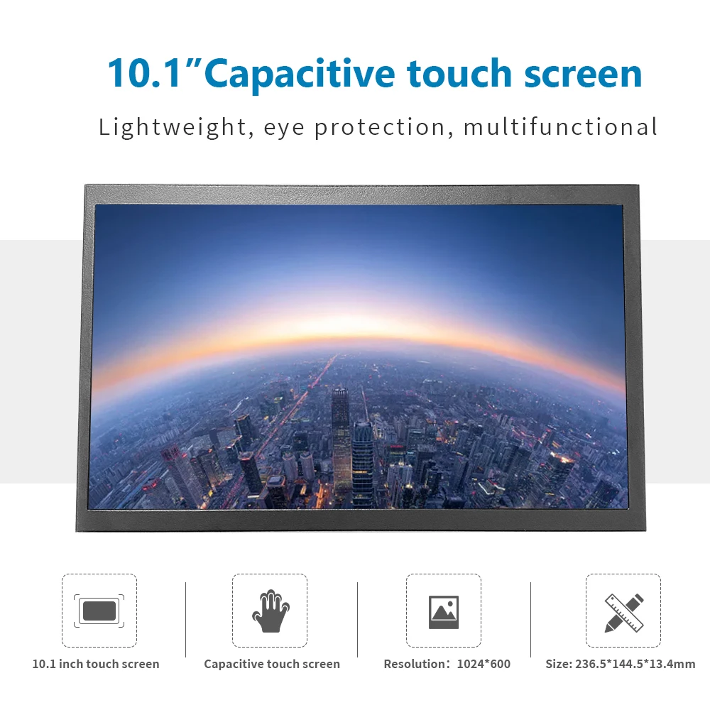 Monitor-Port-til-Compat-vel-com-HDMI-Touch-Screen-com-Alto-falantes-M ...