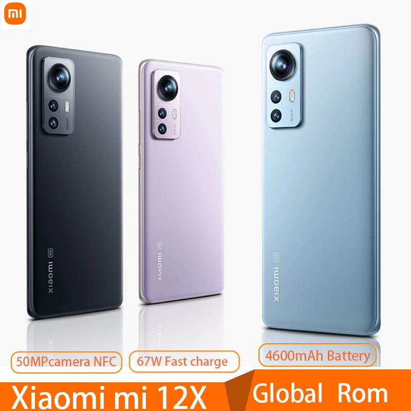 Global ROM Xiaomi Mi 12 X Smartphone Snapdragon 870 Octa Core 128GB ...