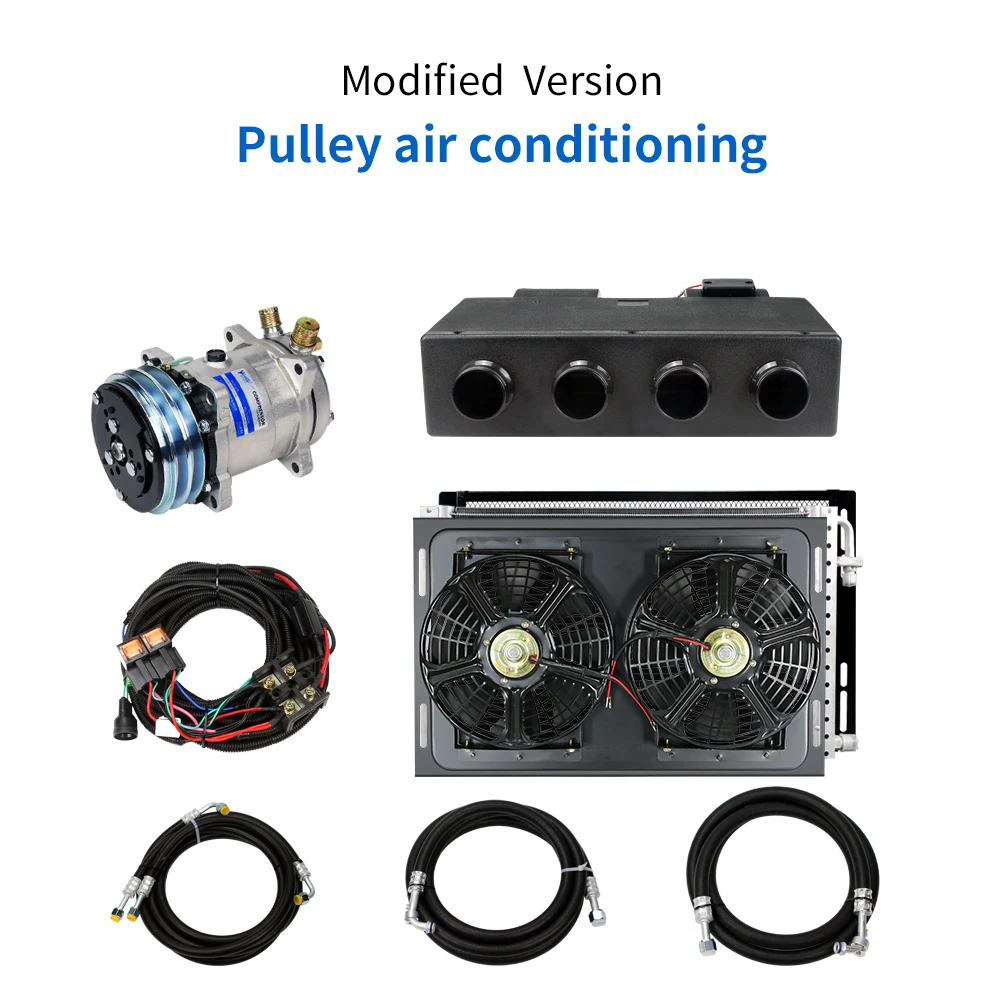 404-4-hole Car Cold Air Heating Air Conditioning Kit 12v Truck ...