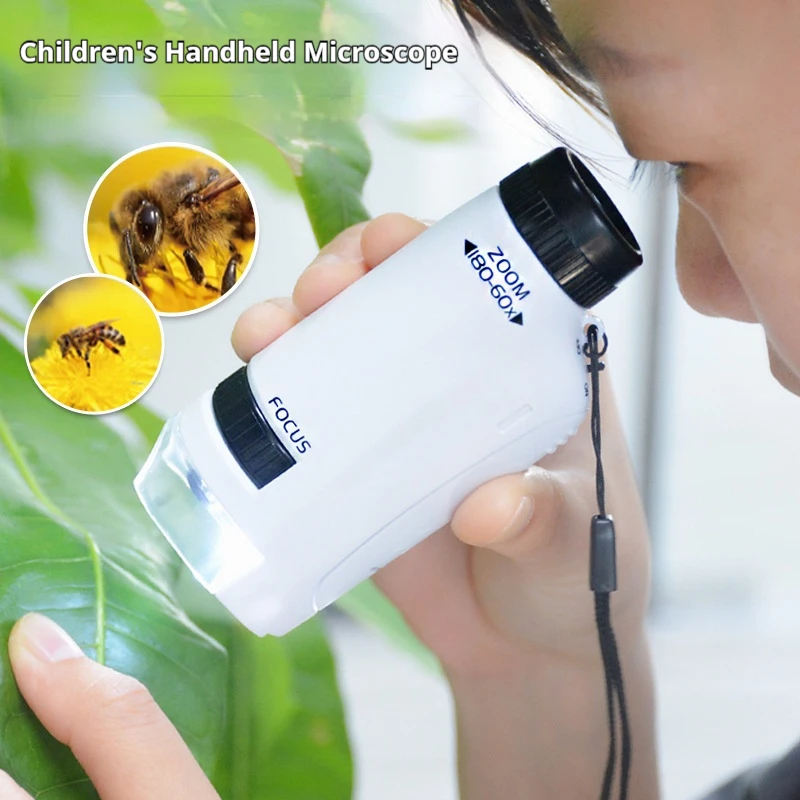 Portable-Microscope-60X-180X-Handheld-Microscope-Battery-Operated-Kids ...