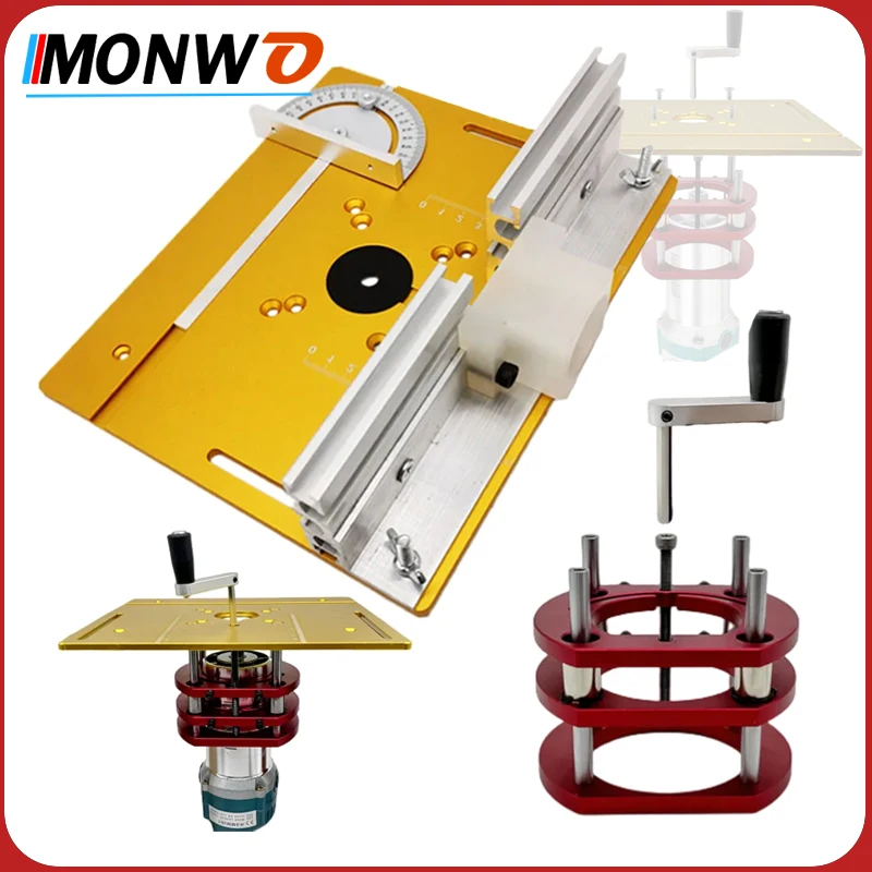 Router-Lift-Kit-for-65mm-Diameter-Motors-Woodworking-Router-Table ...