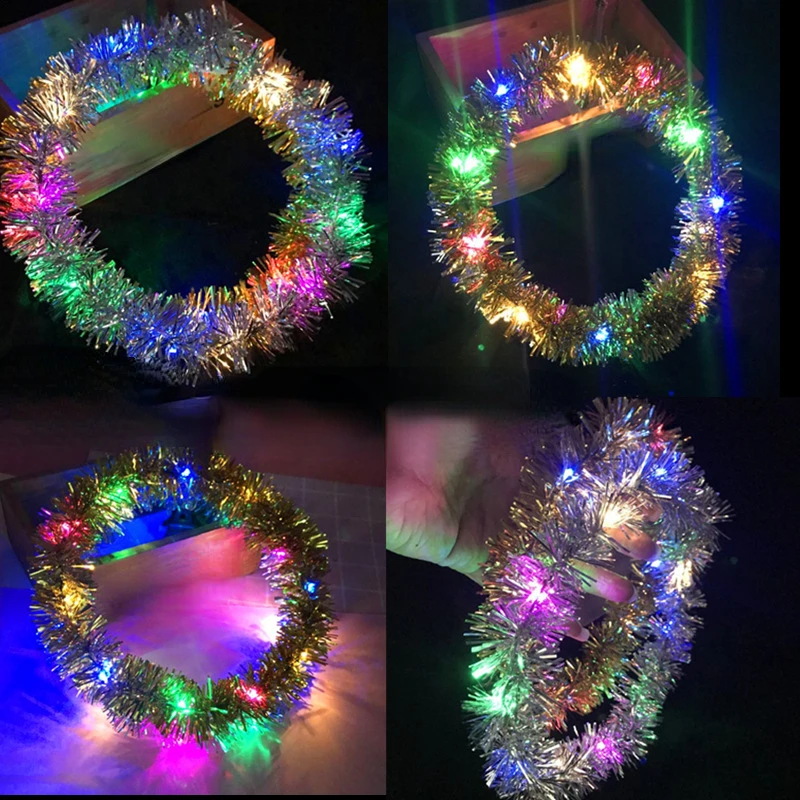 12pcs LED Crown Glow Headbands Luminous Wreath Light Up Bridal ...