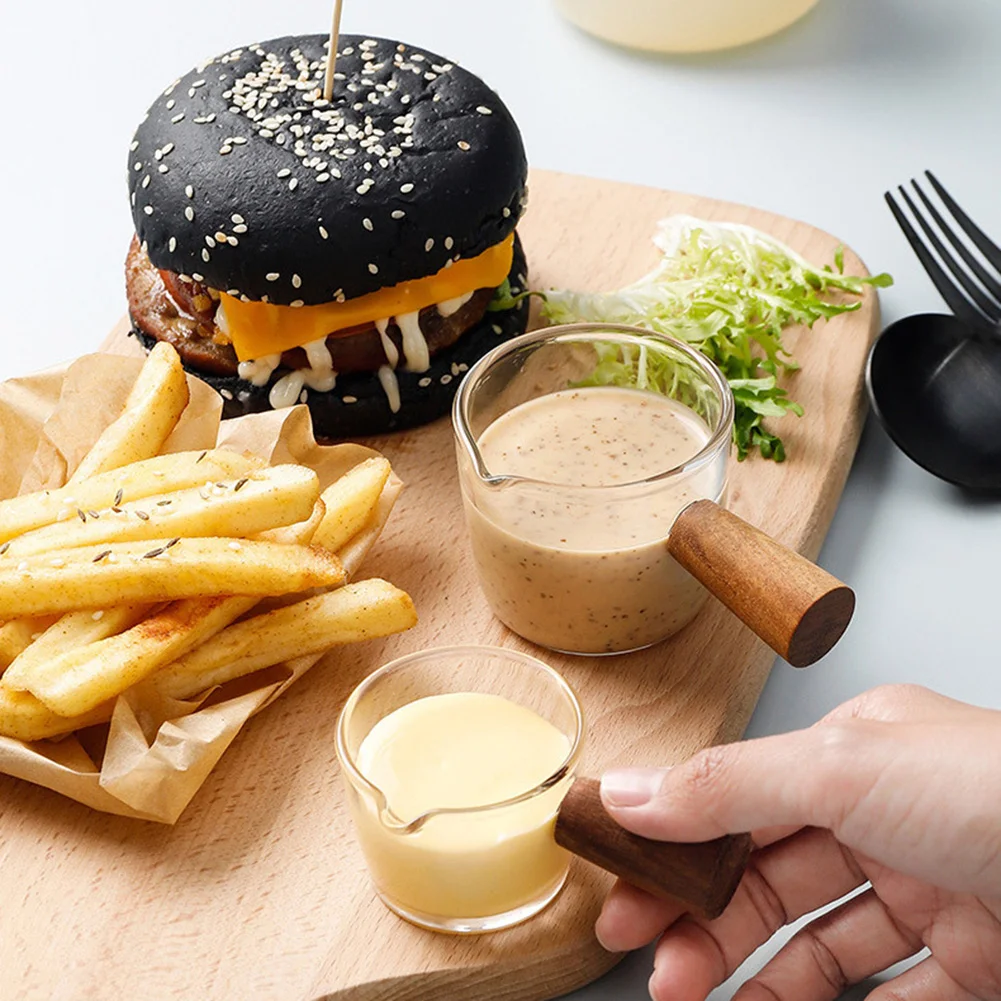 50/100ml Mini Glass Coffee Espresso Pitcher Milk Creamer Jug With ...