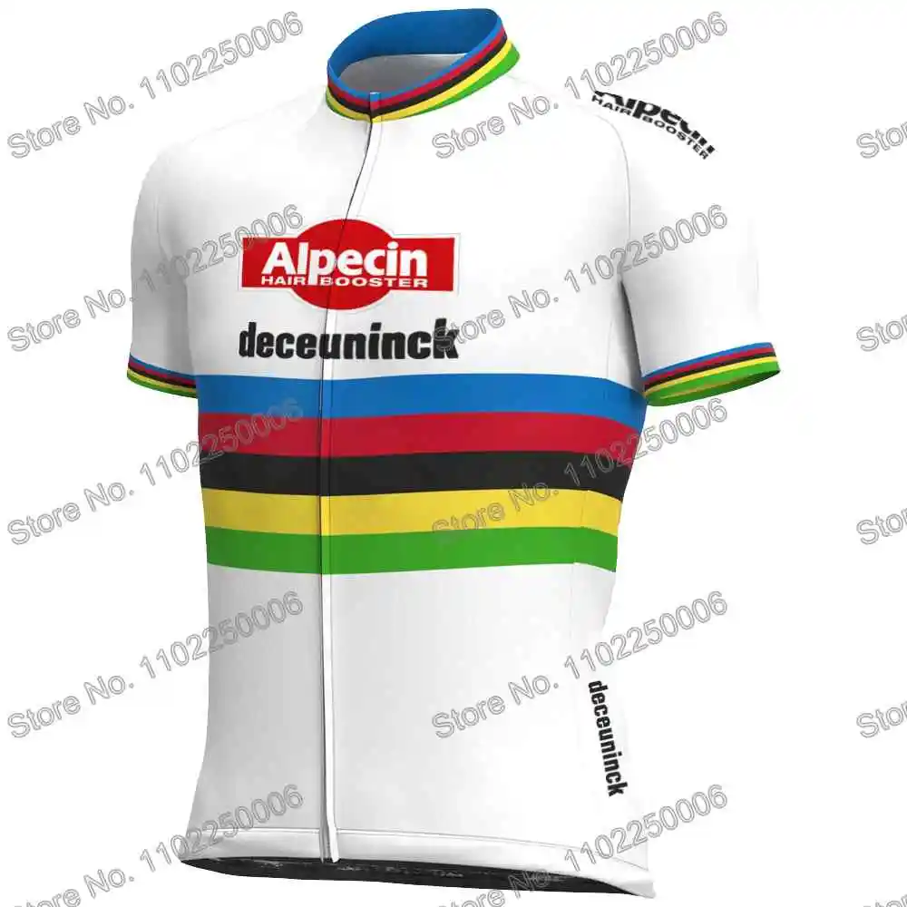 Champion du monde Mathieu van der Poel Ensemble de maillot de cyclisme ...