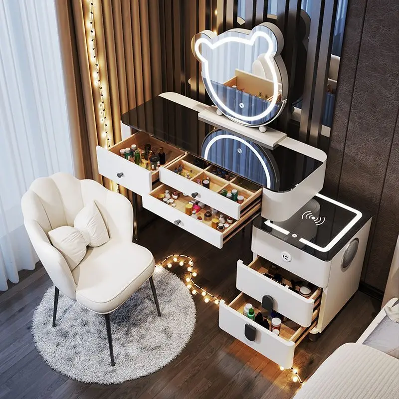 Modern-Intelligent-Dressing-Tables-Wireless-Charging-Advanced-Glass ...