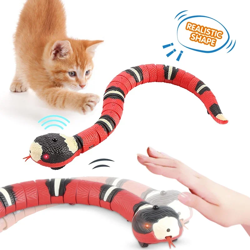 Smart-Sensing-Snake-Cat-Toys-Electric-Interactive-Toys-For-Cats-USB ...