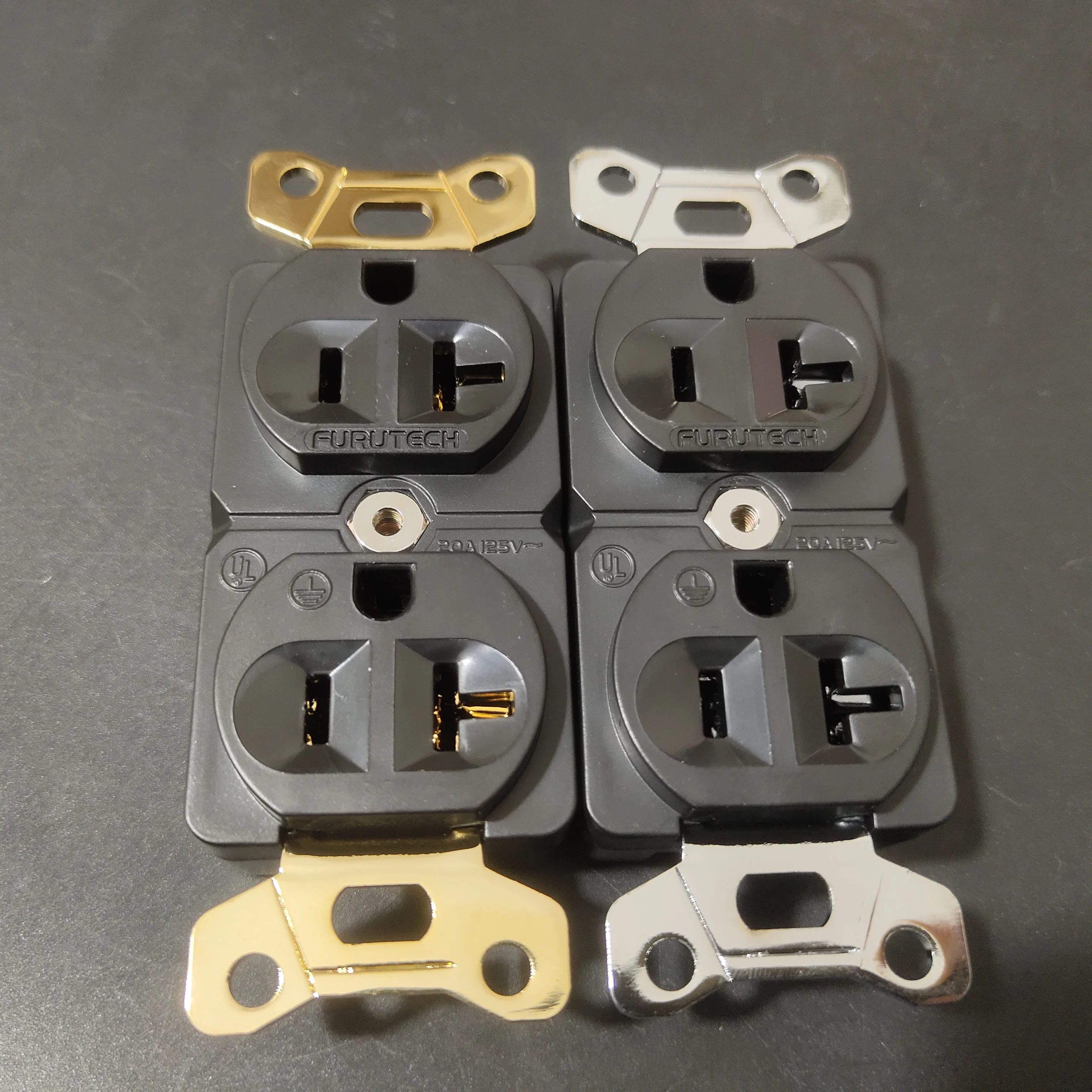 Top-quality-FURUTECH-Gold-Rhodium-Plated-Copper-Socket-US-AC-Power-Wall ...