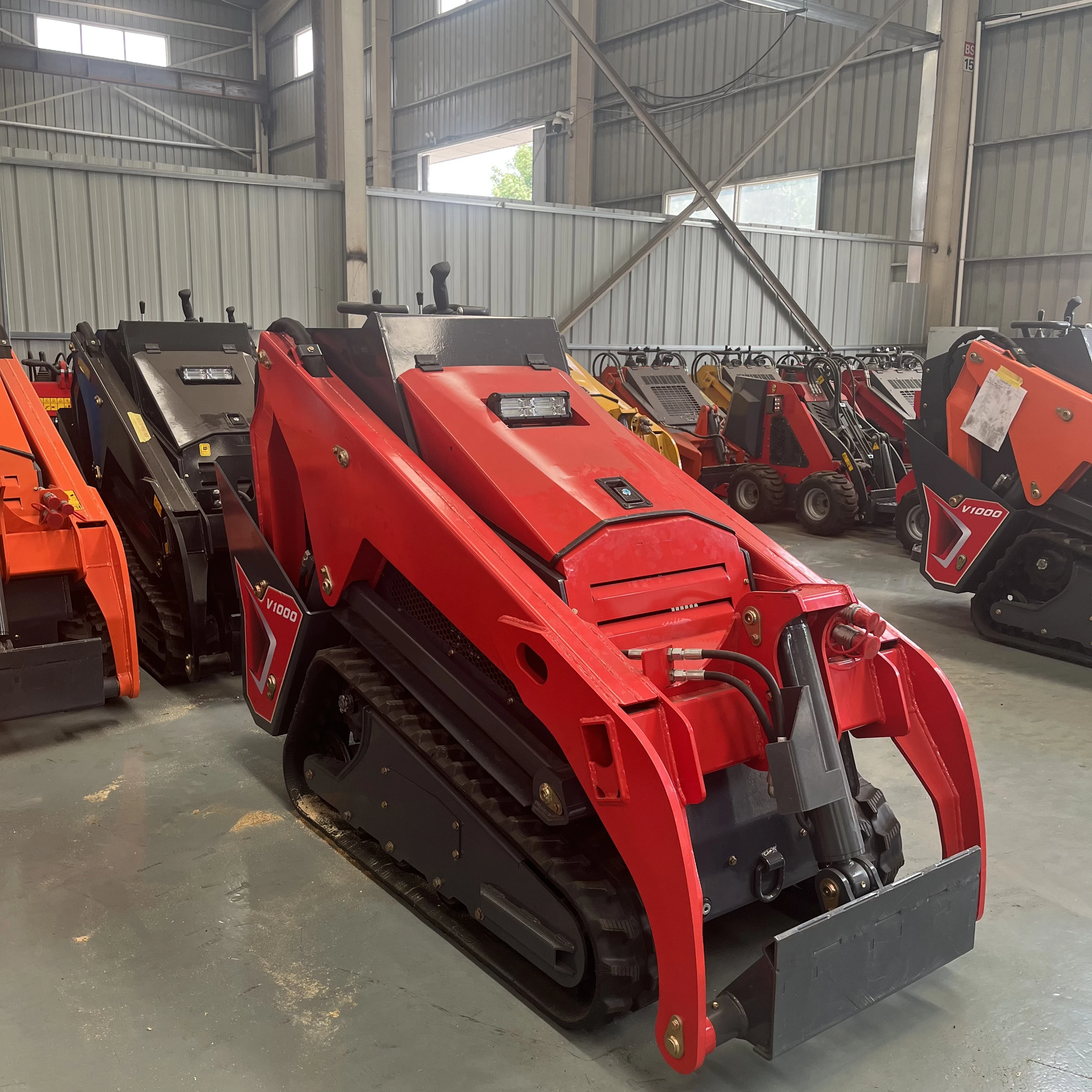 Small-Skid-Steer-Front-End-Loader-With-Bucket-diesel-Operating-Weight ...