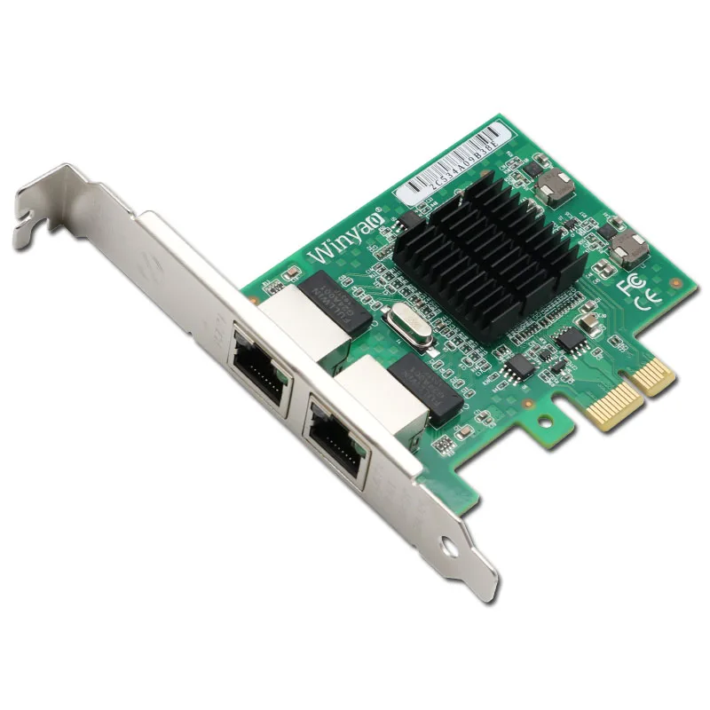 E576T2 Dual-port PCI-E X1 Gigabit Ethernet Network Card 10/100/1000Mbps ...